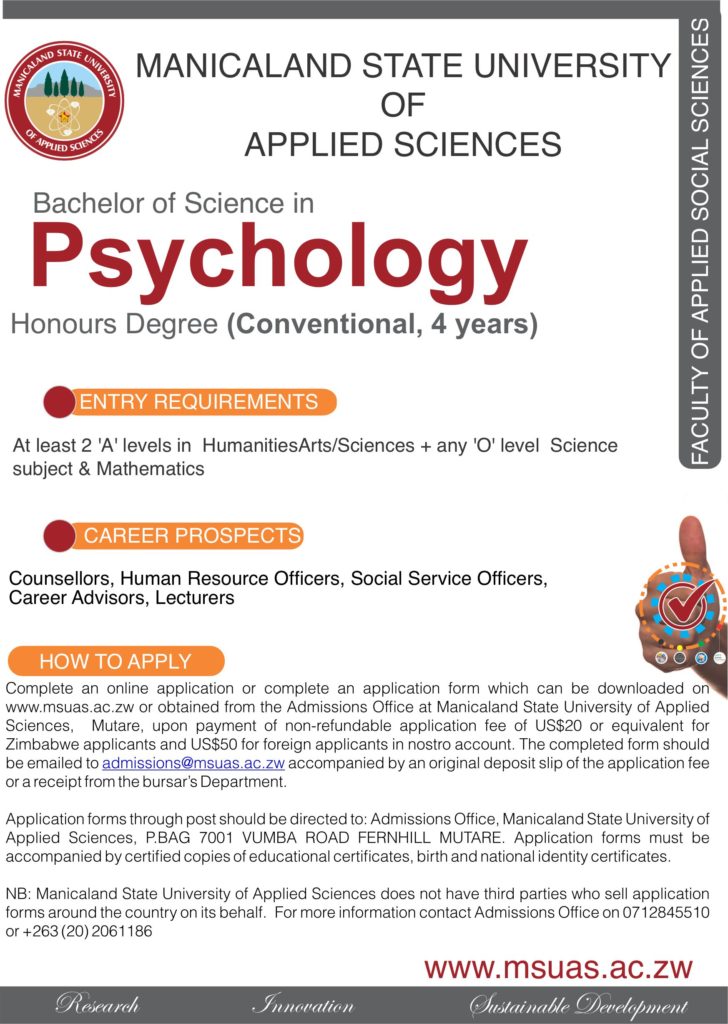 Bachelor of Science in Psychology Honours Degree - MSUAS