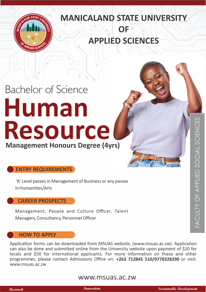 Bachelor of Science in Human Resource Management Honours Degree - MSUAS